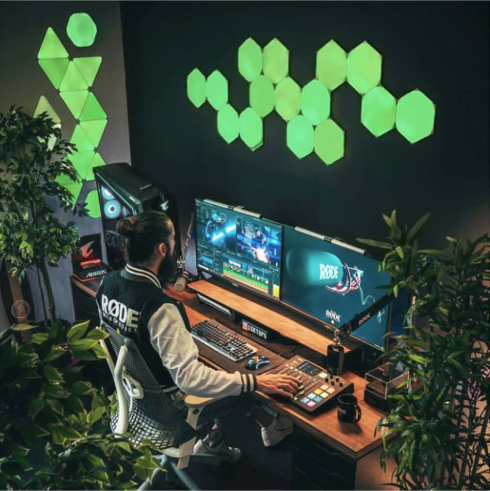 Nanoleaf Shapes | Smart Color-Changing LED Wall Light Panels