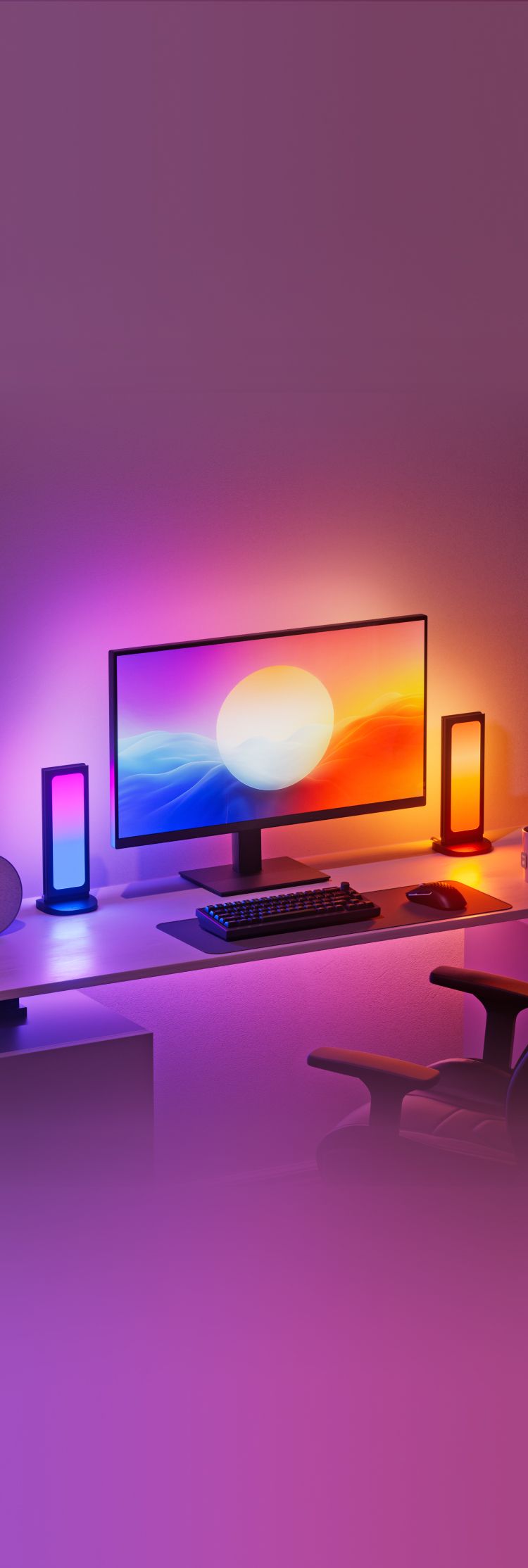Nanoleaf Pegboard Desk Dock | Smart Color-Changing LED Wall Light Panels